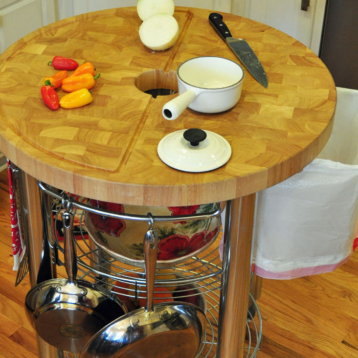 Chris & Chris 30'' Wide Rolling Prep Table & Reviews | Wayfair