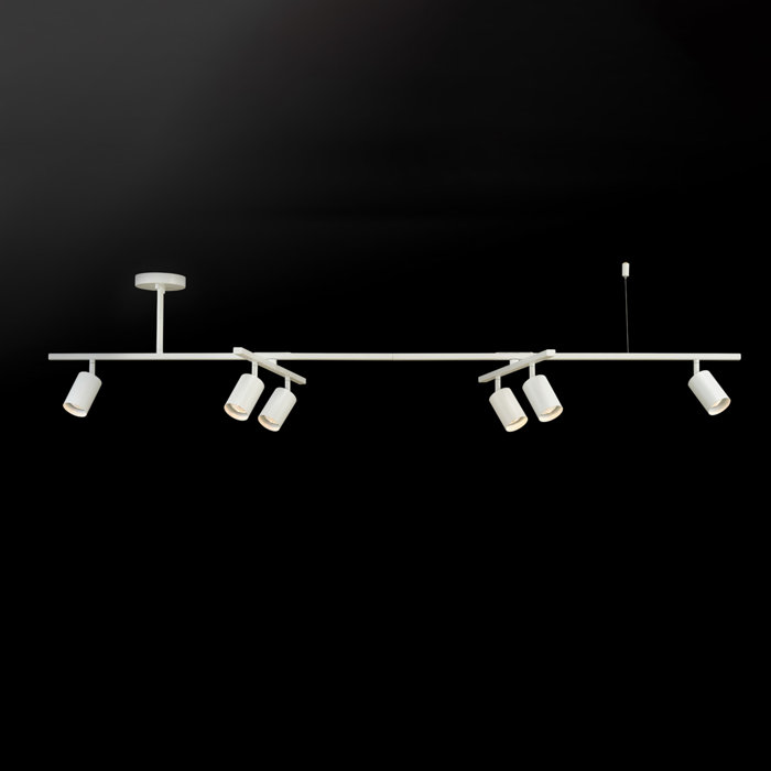 Globe Electric Company West 64'' 6 -Light Fixed Track Lighting Track ...