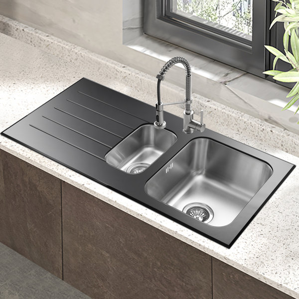 Belfry Kitchen Carrington 1.5 Bowl Inset Kitchen Sink | Wayfair.co.uk