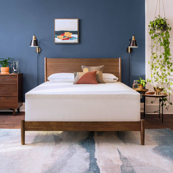 Alwyn Home Mattress Topper Memory Foam Mattress Topper Mattress Pad for ...