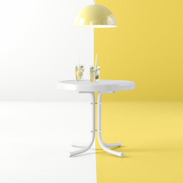 Red-metal-table | Wayfair