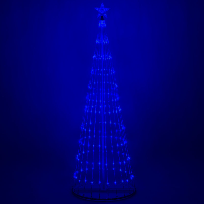 The Holiday Aisle® Animated Outdoor Lightshow Tree Lighted Display ...