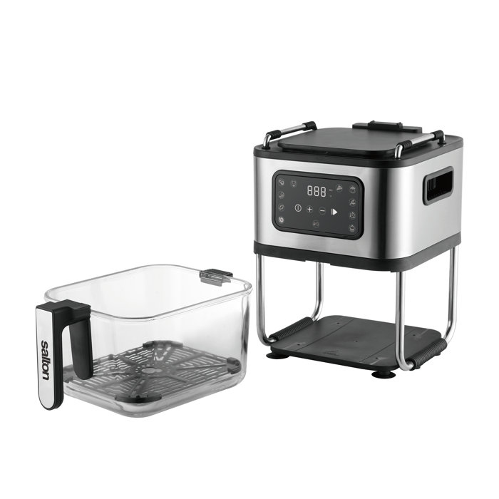 Salton Flip And Cook: 2-In-1 Air Fryer & Grill | Wayfair