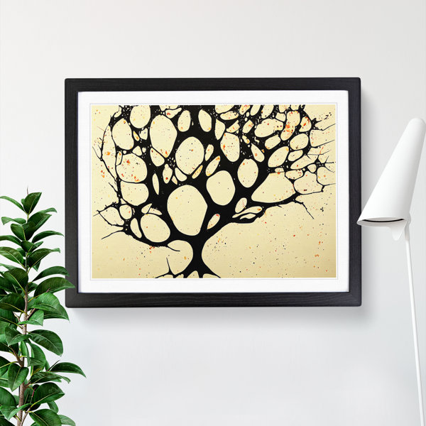 Metro Lane Tree Splatter Vol.2 Abstract - Single Picture Frame Graphic ...