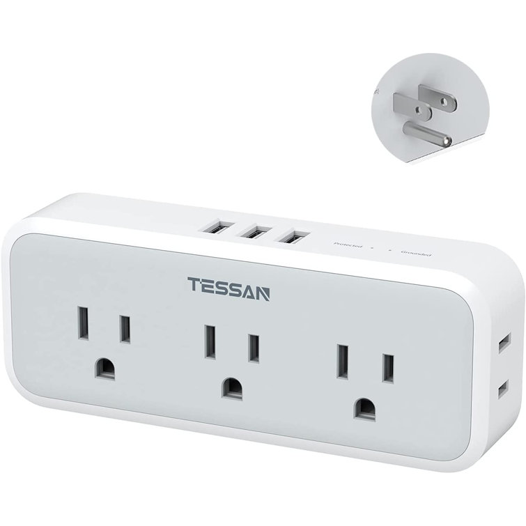 TESSAN Standard Triplex Outlet | Wayfair
