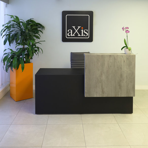 Hokku Designs Damayanti 1 Rectangular Reception Desk | Wayfair