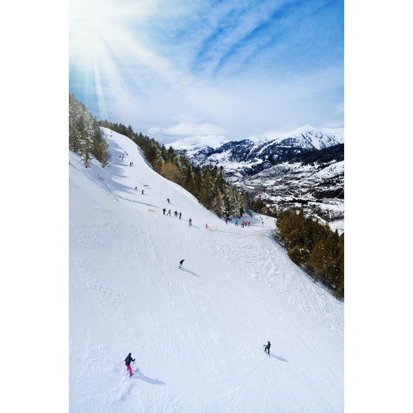 Millwood Pines Ski Mountain Slopes by - Wrapped Canvas Photograph | Wayfair