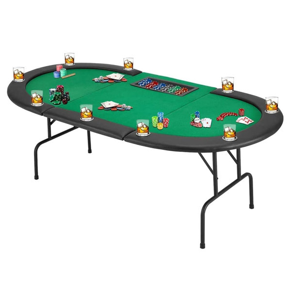 AVAWING 81.5'' 10 - Player Poker Table & Reviews | Wayfair