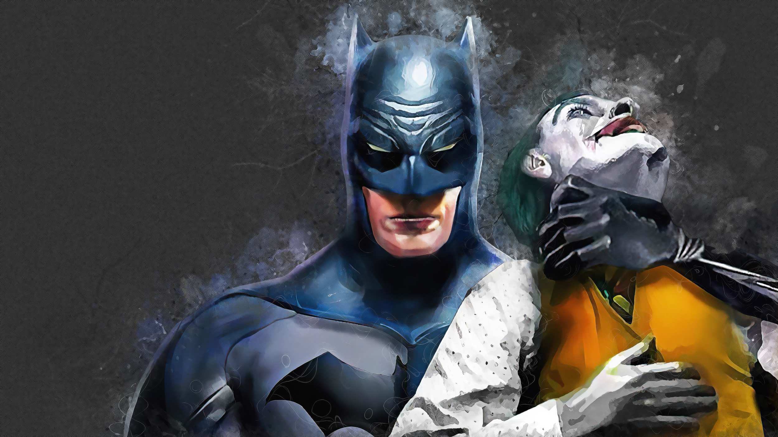 The Shizzle Batman Holding Joker 2 Heroes and Villains Collection - Art ...
