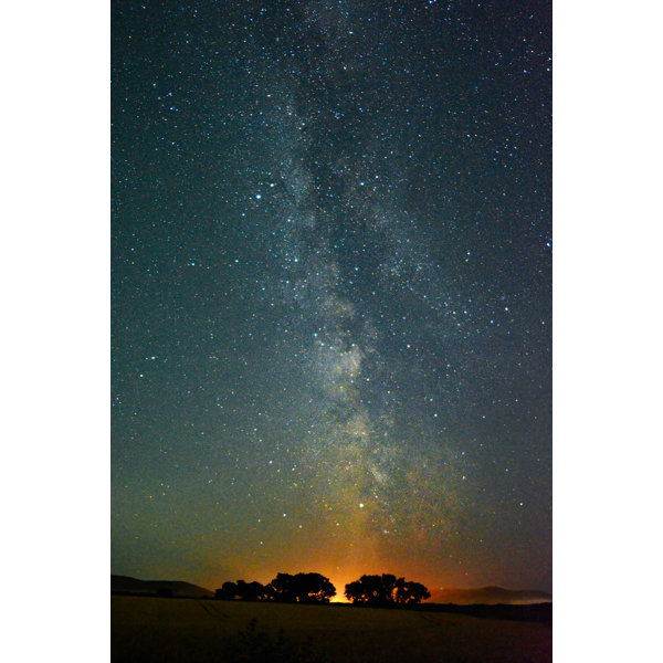 Ebern Designs The Milky Way Galaxy - Wrapped Canvas Photograph | Wayfair
