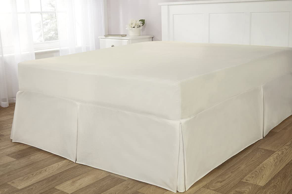 Symple Stuff Holiness 56 Thread Count Pleated Bed Valance | Wayfair.co.uk