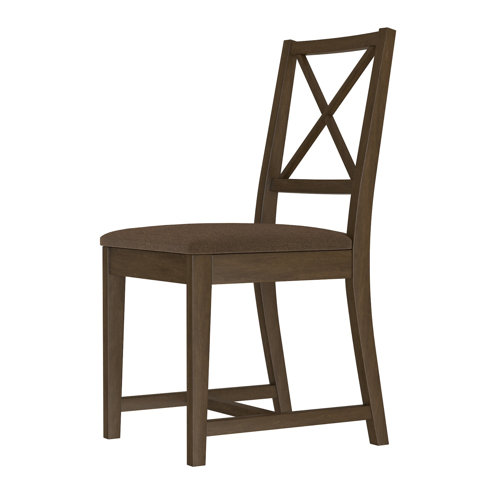 DAIVA casa Fabric Cross Back Side Chair | Wayfair