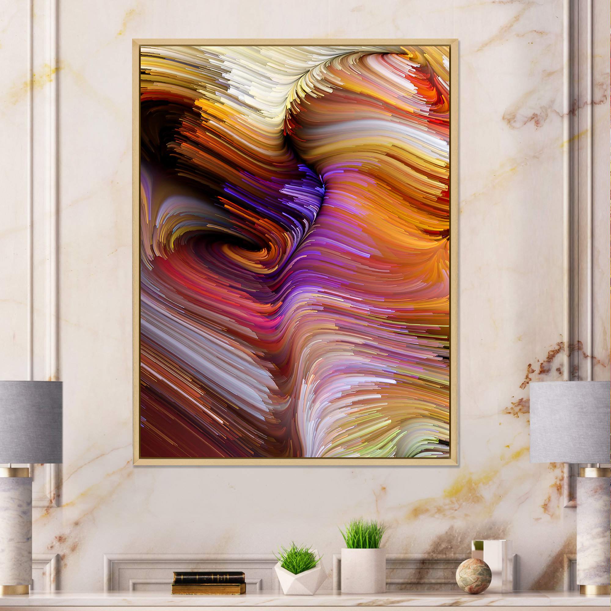 Wrought Studio Elegance Of Liquid Art VII Elegance Of Liquid Art VII ...