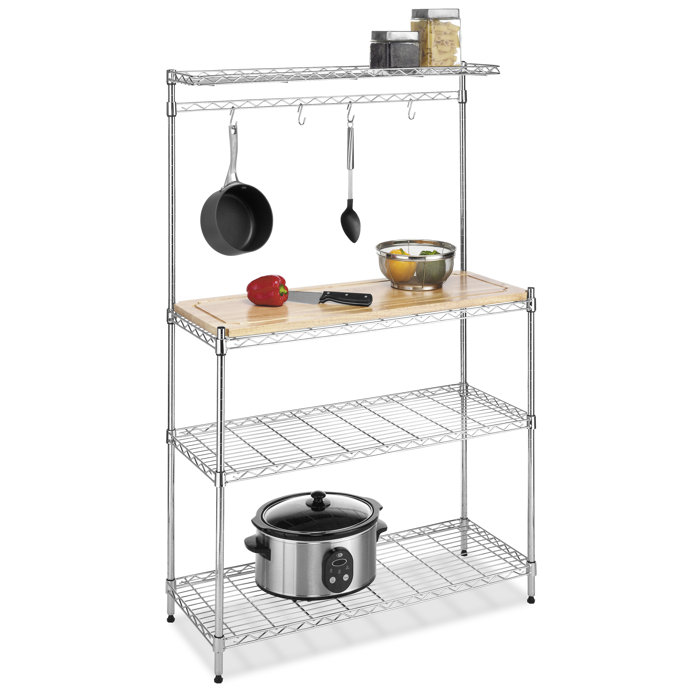 WFX Utility™ Quinton 36.25'' Chrome Standard Baker's Rack & Reviews ...