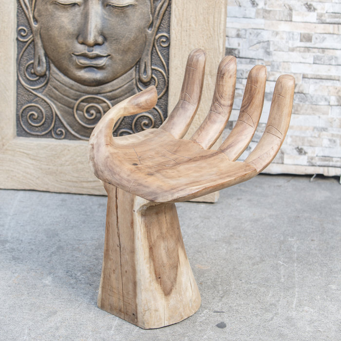 Loon Peak® Hand Shaped Ornament Chair Statue | Wayfair