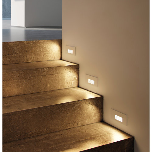 Latitude Run® Gislind Integrated LED Metal Step Light & Reviews | Wayfair
