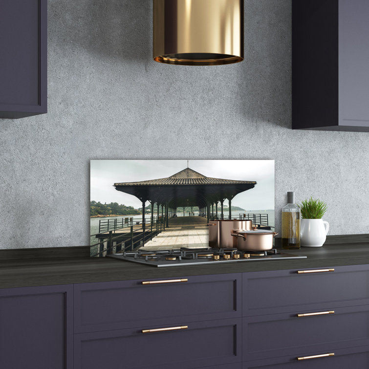 Ebern Designs 50cm x 100cm Glass Panel | Wayfair.co.uk