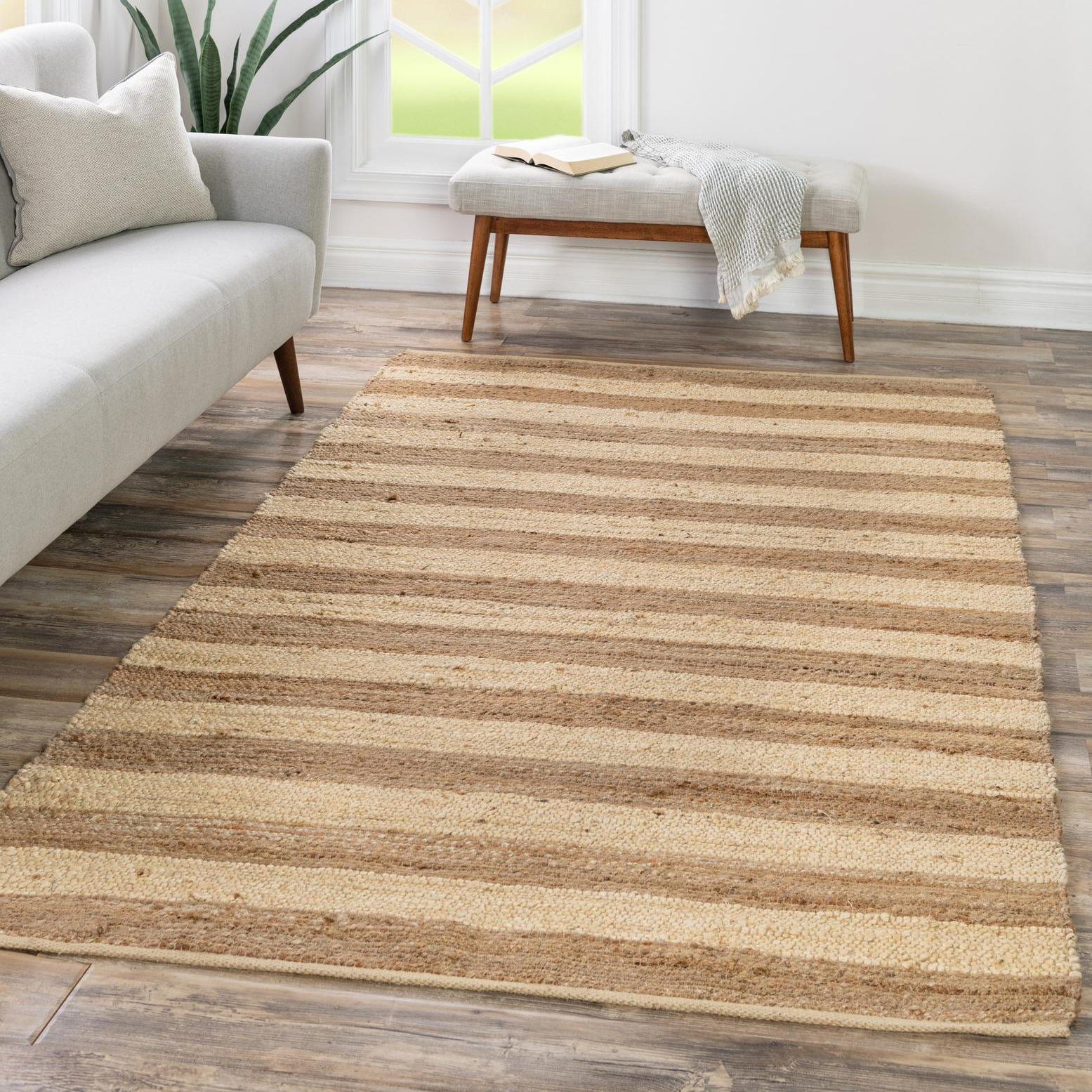 Beachcrest Home Fredric Handmade Hand Braided Jute/Sisal Rug | Wayfair