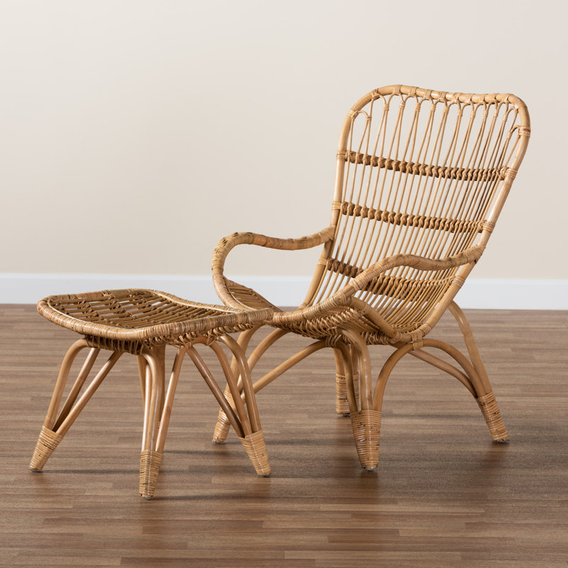 Bayou Breeze Aaniah Rattan Armchair | Wayfair