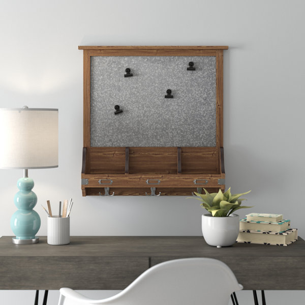 Laurel Foundry Modern Farmhouse Magnetic Wall Mounted Bulletin Board ...