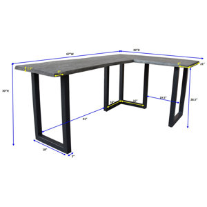 Coast to Coast Accents 67'' Desk | Wayfair