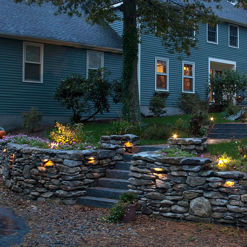 LEONLITE Angolo 4 Inch LED Retaining Wall Lights Swivel, 12V Low ...