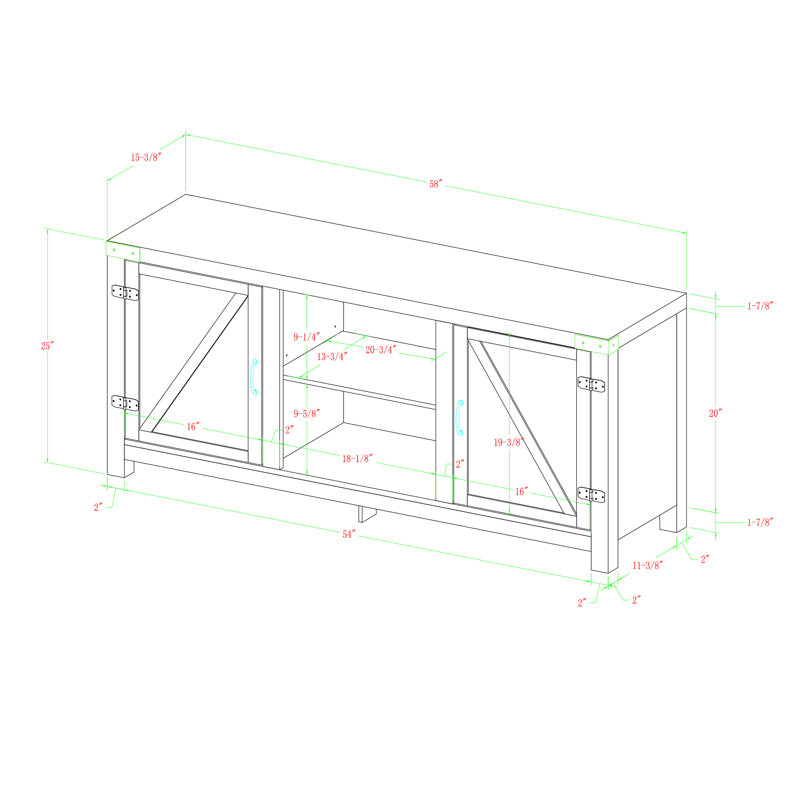 Three Posts Benedict TV Stand for TVs up to 65" & Reviews | Wayfair.co.uk