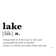 Trinx Ikie Lake Definition - Wrapped Canvas Textual Art | Wayfair