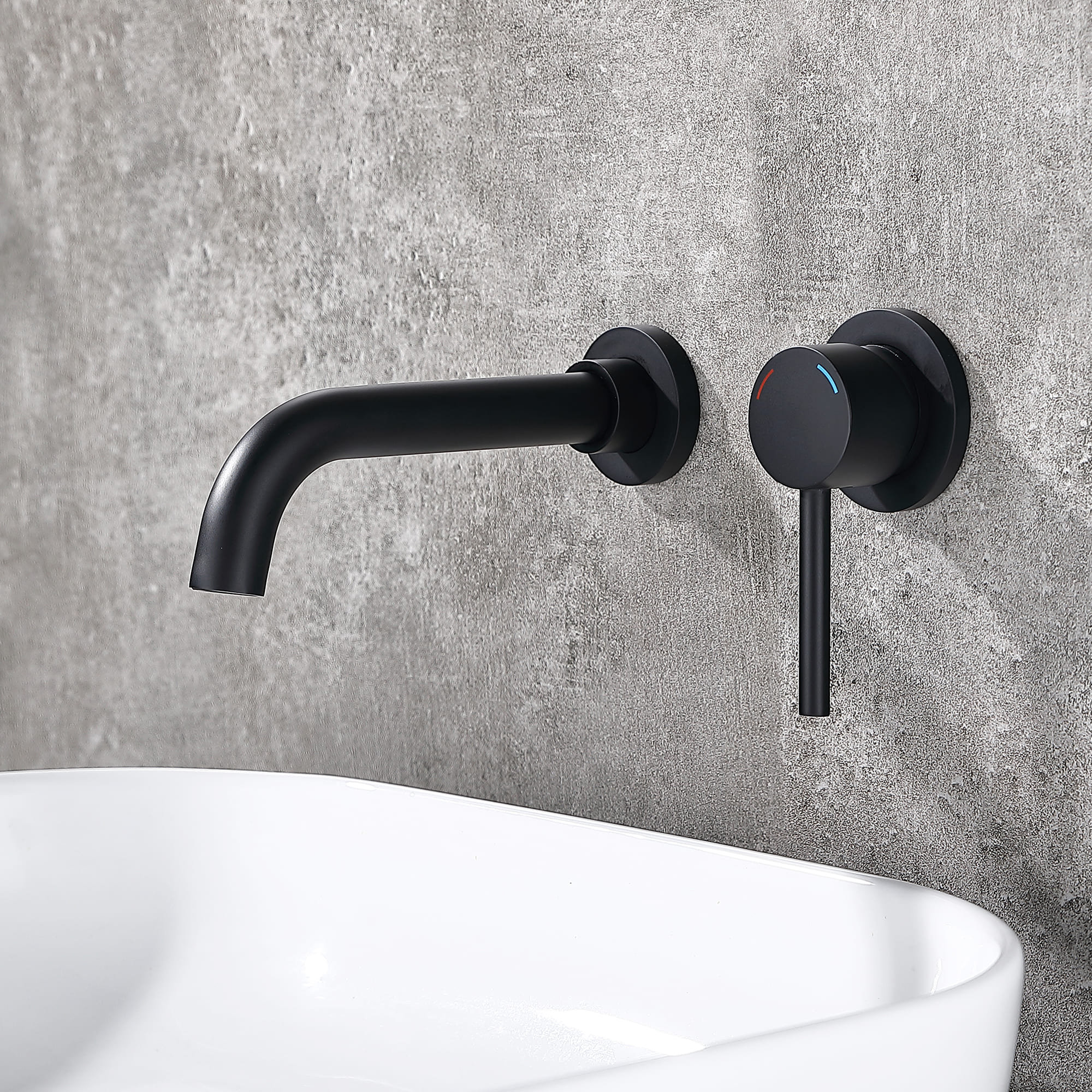 KIKO HOME Wall Mounted Faucet Single-handle Bathroom Faucet | Wayfair