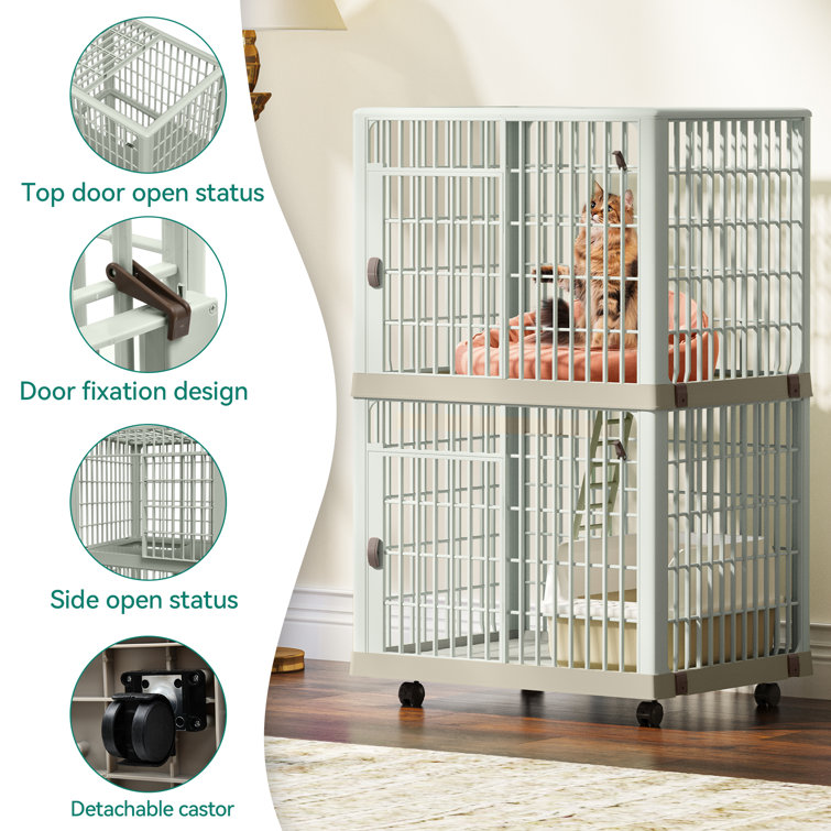 YITAHOME Cage pour chat 2 étages - Wayfair Canada