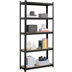 17 Stories 71" H x 35.5" W x 12" D Heavy Duty Steel Shelving Unit ...