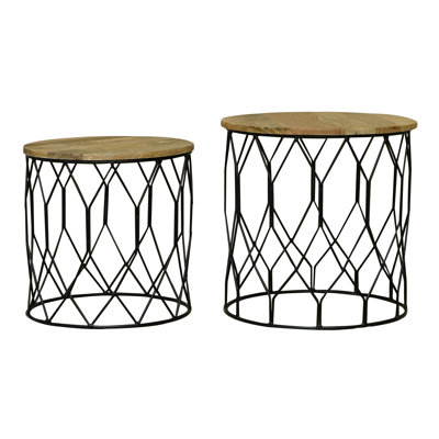 World Menagerie Hansali 45cm Tall Metal Stool | Wayfair.co.uk