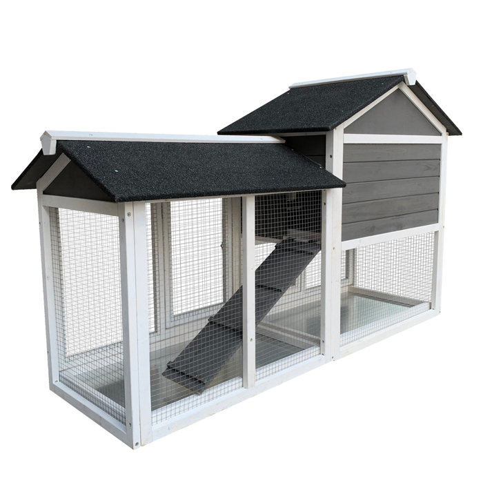 Tucker Murphy Pet™ Eichhorn Weather Resistant Rabbit Portable Hutch ...
