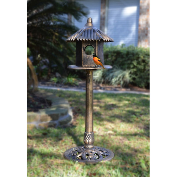 Alcott Hill® Free-standing Classic Heights Bird House With Domed Roof ...