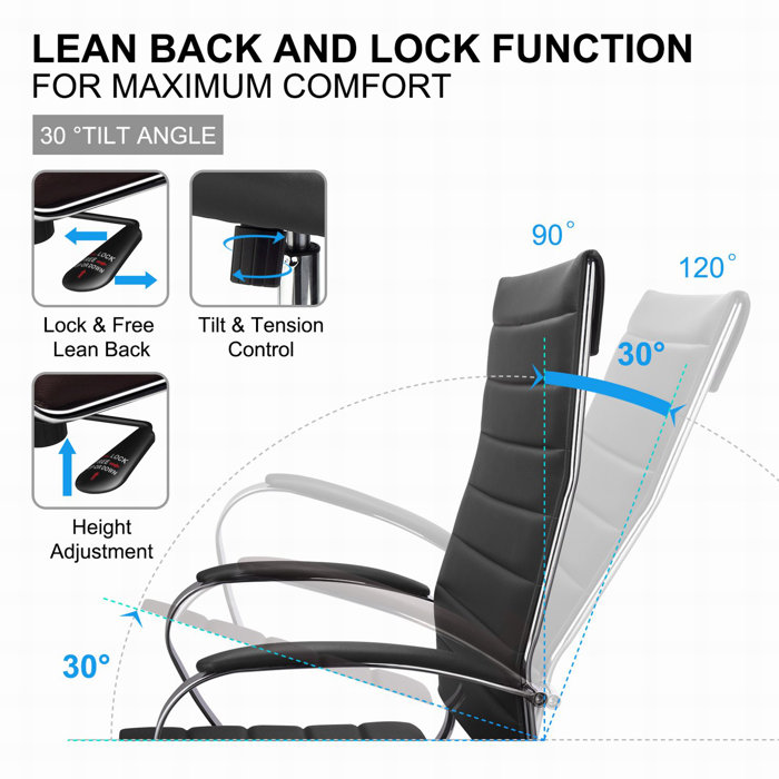 Brayden Studio® Evey Executive Chair & Reviews | Wayfair