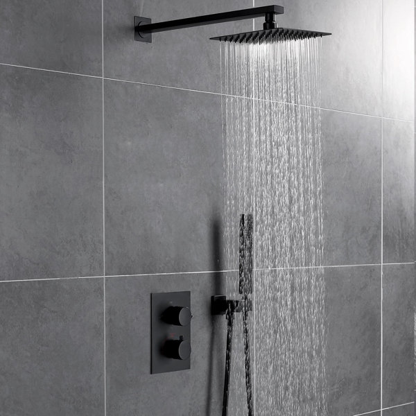 KIKO HOME Shower Faucet Kit with Rough-in Valve | Wayfair