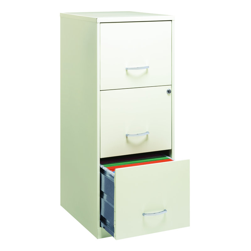 Upper Square™ Brycen 14.25'' Wide 3 -Drawer Steel Vertical Filing ...
