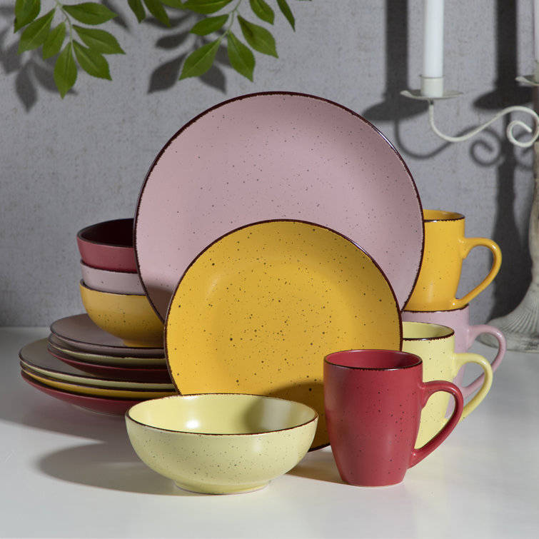 Vancasso Moda Stoneware Dinnerware - Set of 16 & Reviews | Wayfair