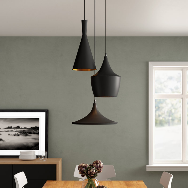 Brayden Studio Carson 3 - Light Cluster Cone Pendant & Reviews ...