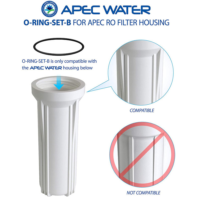 APEC Water Systems Replacement O-Ring For ROES-50 3.5" OD Reverse ...