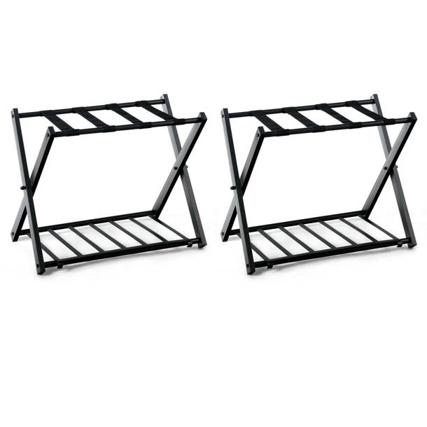 Winsome Folding Wood Luggage Rack & Reviews | Wayfair