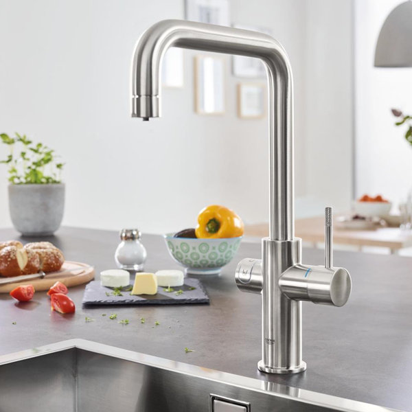 GROHE Blue Home Duo Starter Kit: Single-lever Kitchen Mixer for ...