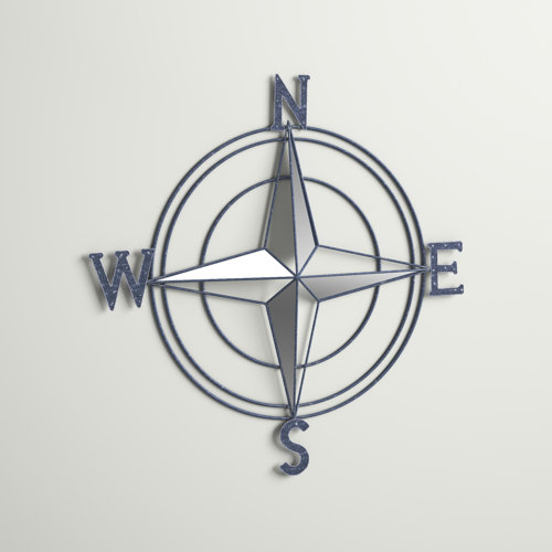 Sand & Stable Metal Compass Wall Décor | Wayfair