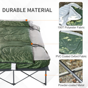 Outsunny Compact Collapsible Portable Camping Cot & Reviews | Wayfair