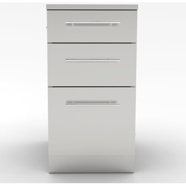 SUNSTONESBC18STD 18-Inch Triple Drawer Base Cabinet - Wayfair Canada