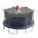 Propel Trampolines Kinetic 12' Round Backyard Trampoline with Safety ...