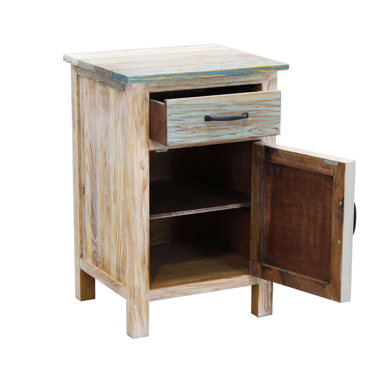 Highland Dunes 1 Drawer Solid Wood Combi Chest | Wayfair.co.uk
