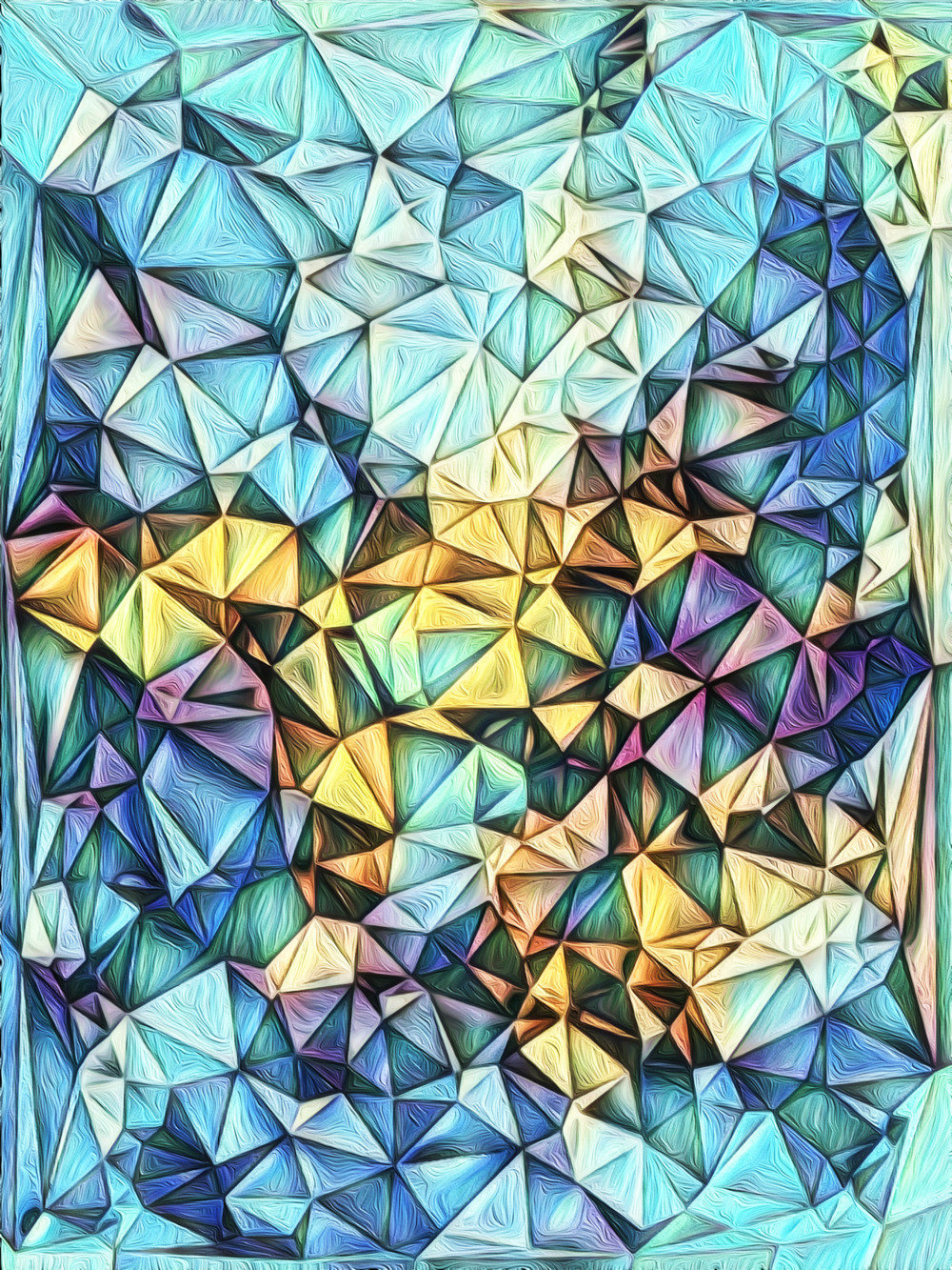 Made & Curated Polygon Study: Vangoghesque Overlay Polygon Study ...