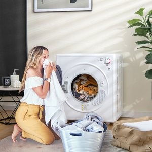 Costway 1500w Electric Tumble Compact Laundry Dryer Stainless Steel Tub ...