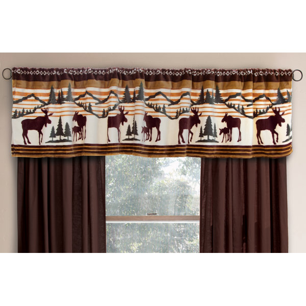 Log-cabin-valance | Wayfair